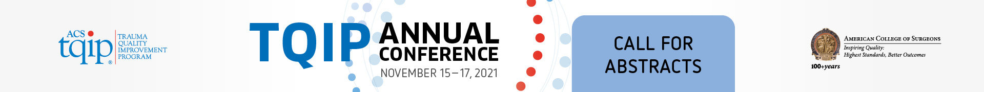 Submitter Login Page - Call for Abstracts - 2021 TQIP Annual Conference