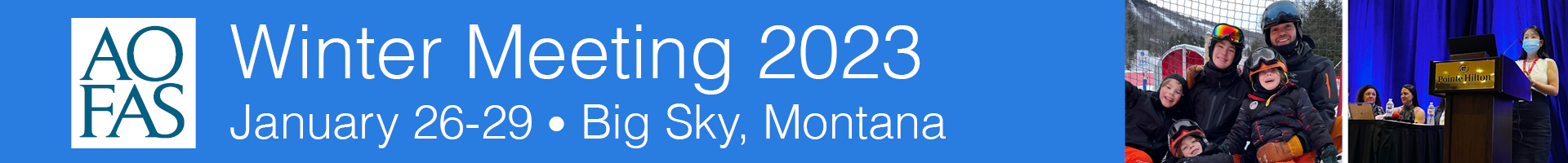 Submitter Login Page - Call for Abstracts - 2023 AOFAS Winter Meeting